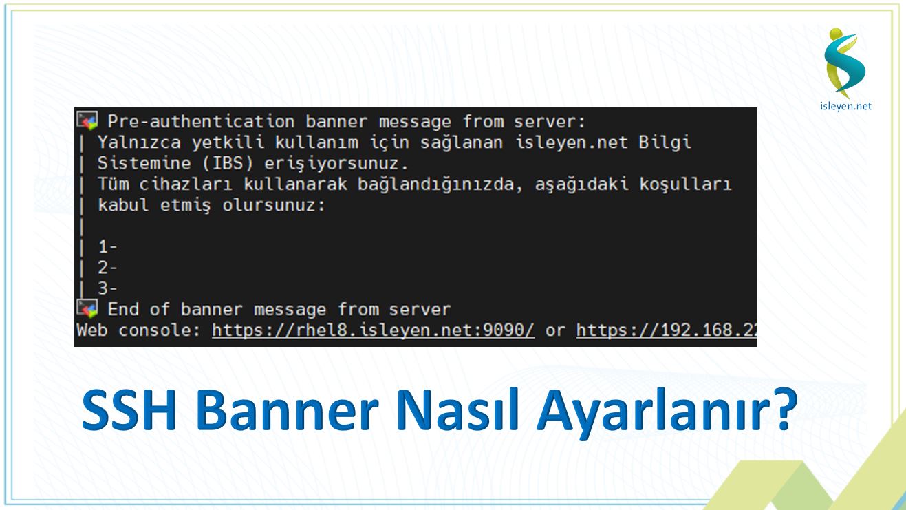 ssh-banner – isleyen.net